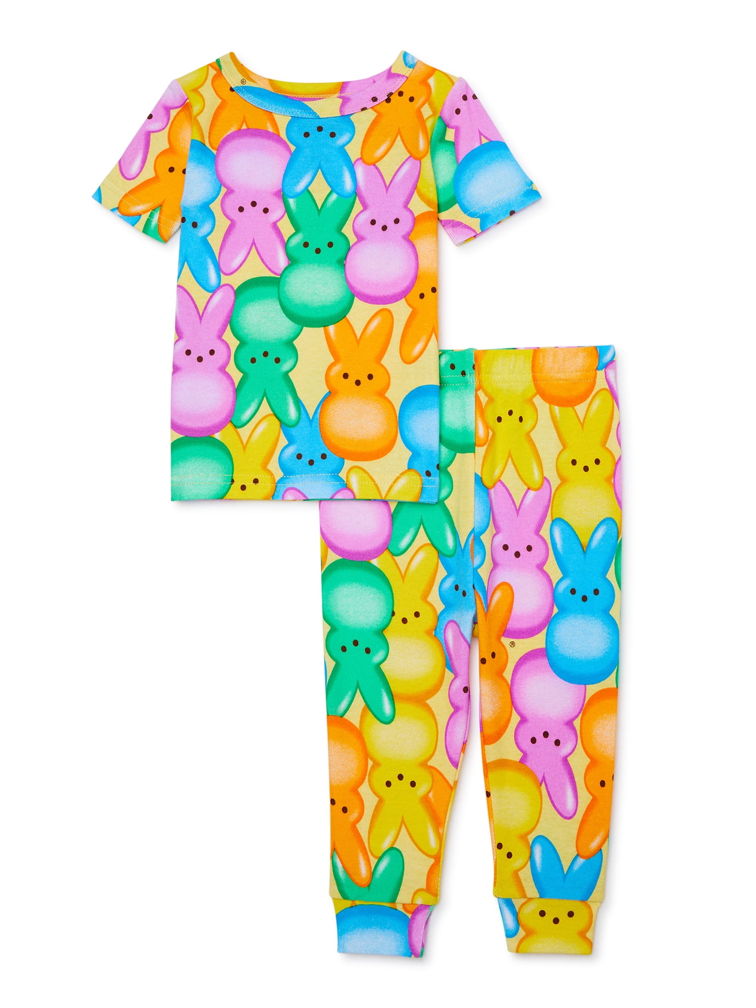 Peeps Easter Toddler Top and Pants Pajama Set, 2-Piece, Sizes 2T-5T ...