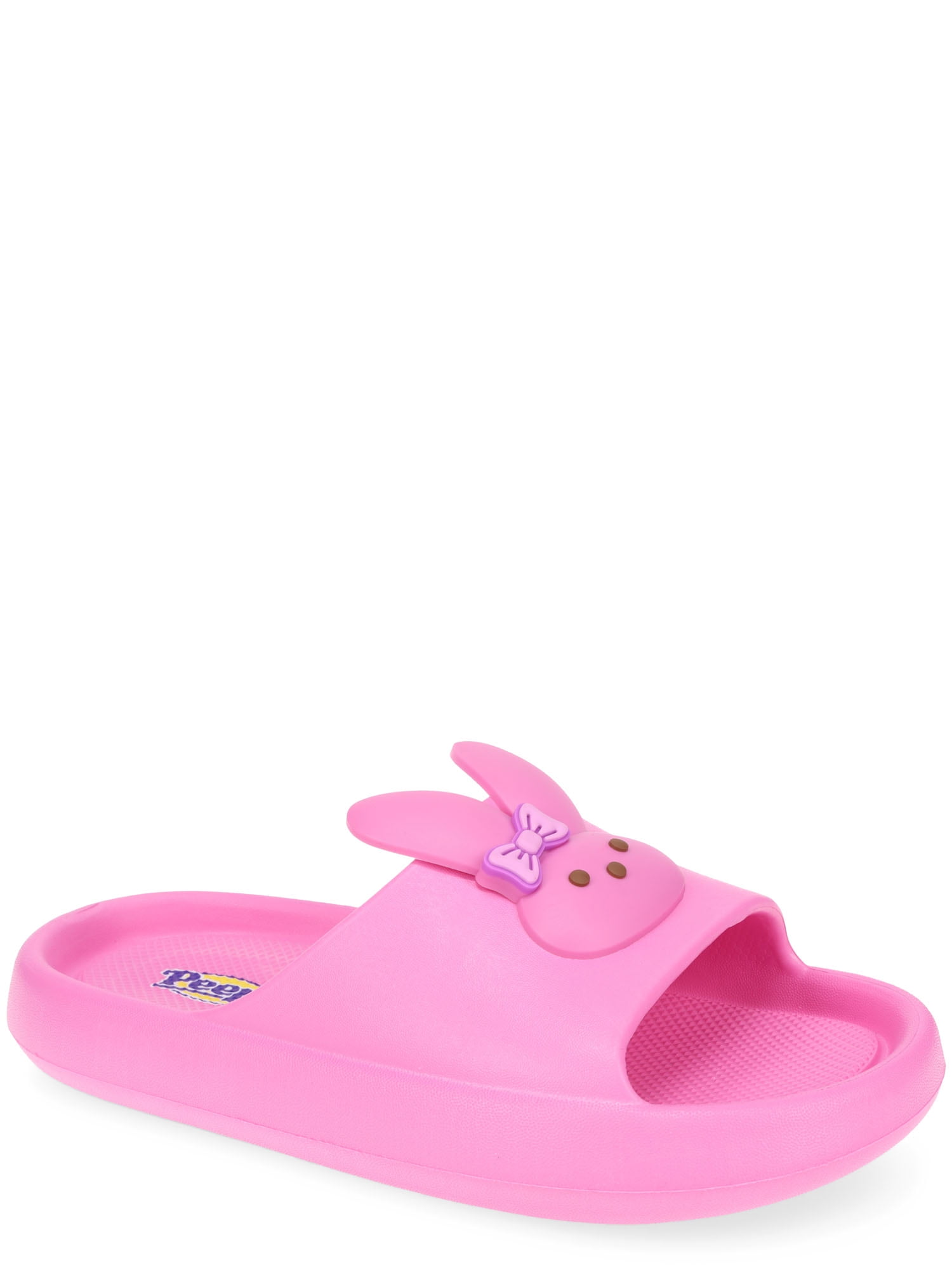 Peeps Girls Bunny Slide Sandals - Lightweight EVA - Walmart.com