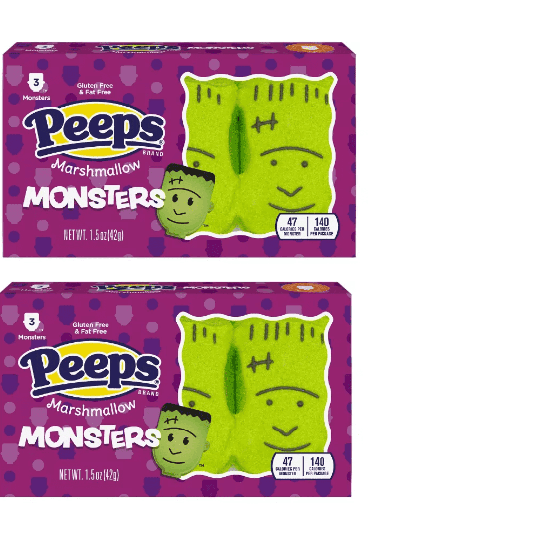 Peeps Halloween Marshmallow Monsters - 1.5oz/3ct pack of 2 - Walmart.com
