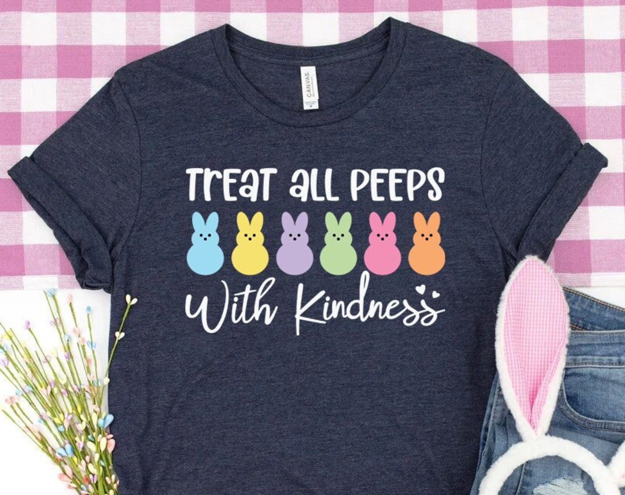 Peeps Kindness Easter Teacher Shirt - Walmart.com