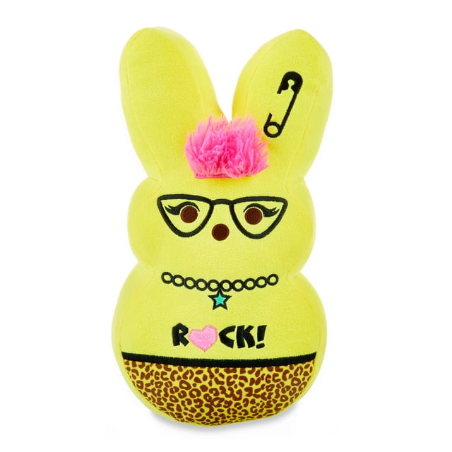 Peeps Peep Easter 15in Emo Yellow Punk Rock Bunny Plush New with Tag ...