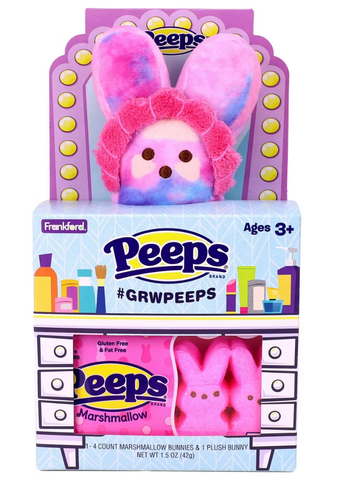 Peeps Plush Get Ready with Me Easter Gift Set - 1.5oz Easter New With ...