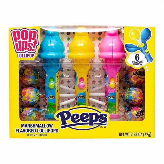 Peeps Pop Ups 3-pk. Lollipop Gift Set, None - Walmart.com