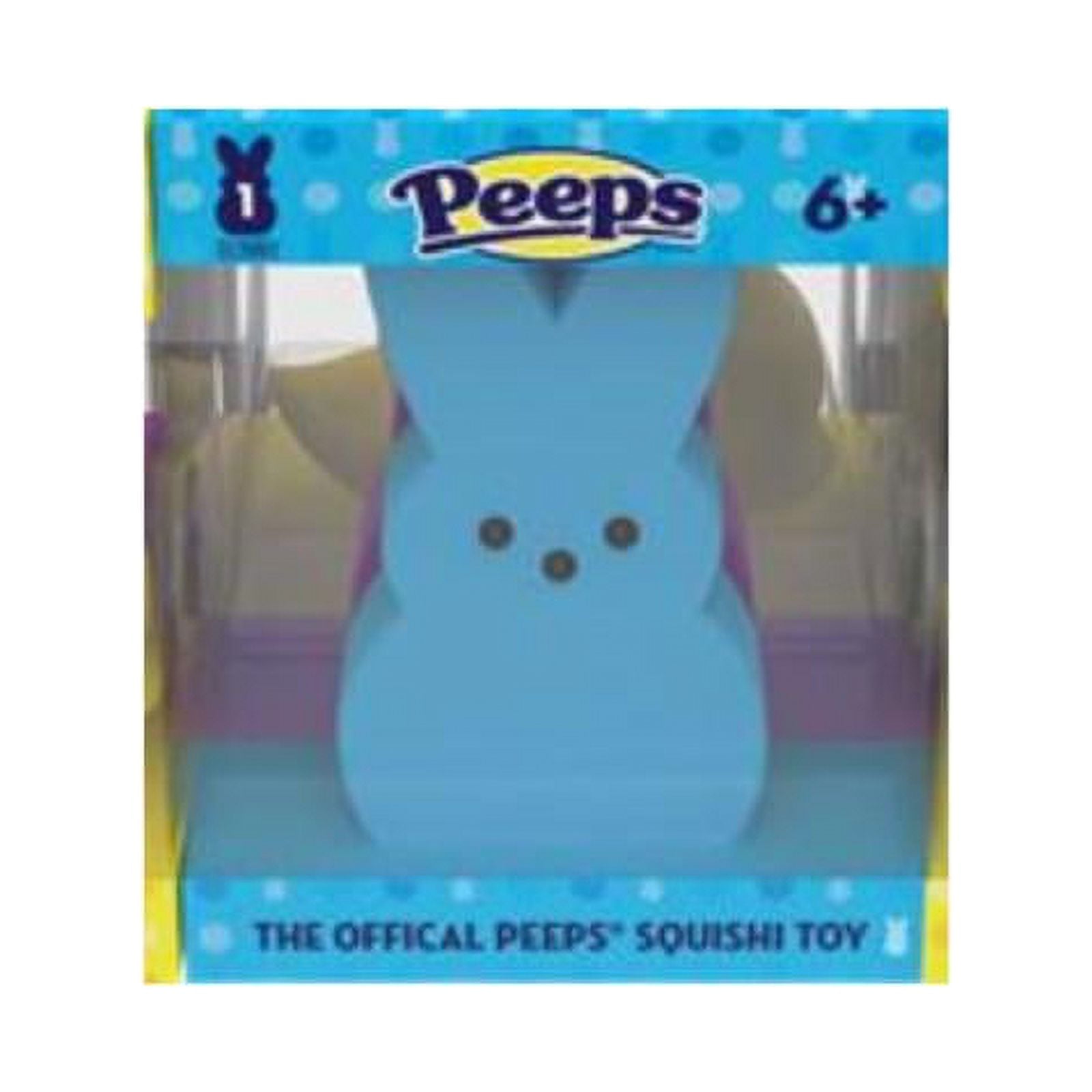 Peeps Squishy Bunny Blue - Easter Rabbit Toy for Children 6+ - Walmart.com