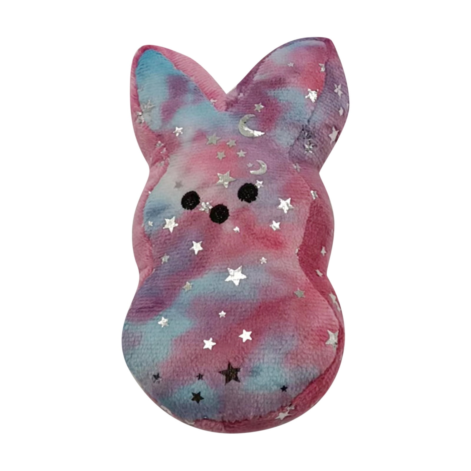 Peeps Toys Adorable Galaxy Bunny Plush Pillow Soft And Cuddly Starry ...