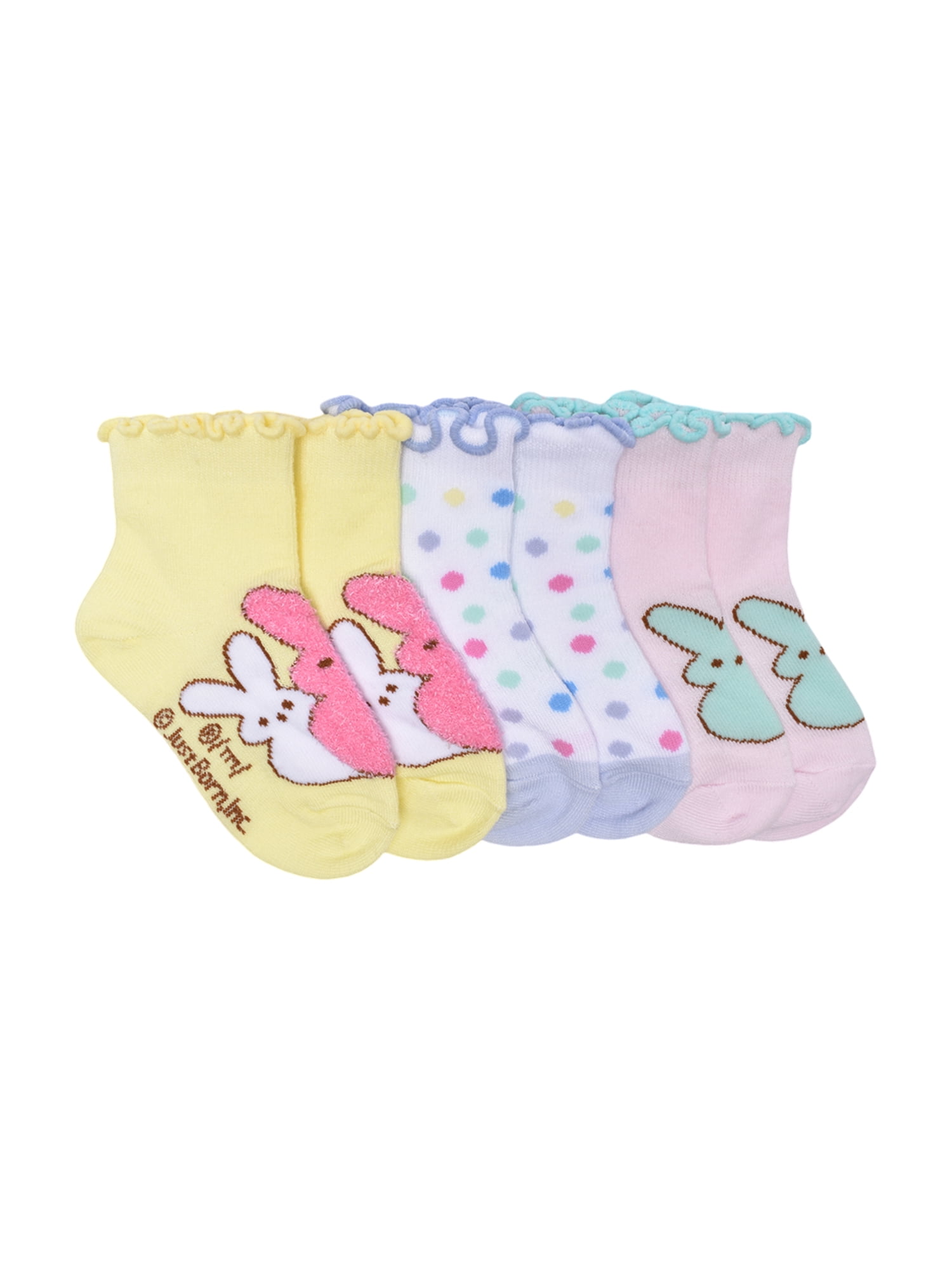 Peeps Unisex Toddler Ankle Easter Socks, 3-Pack, Sizes 12M-5T - Walmart.com