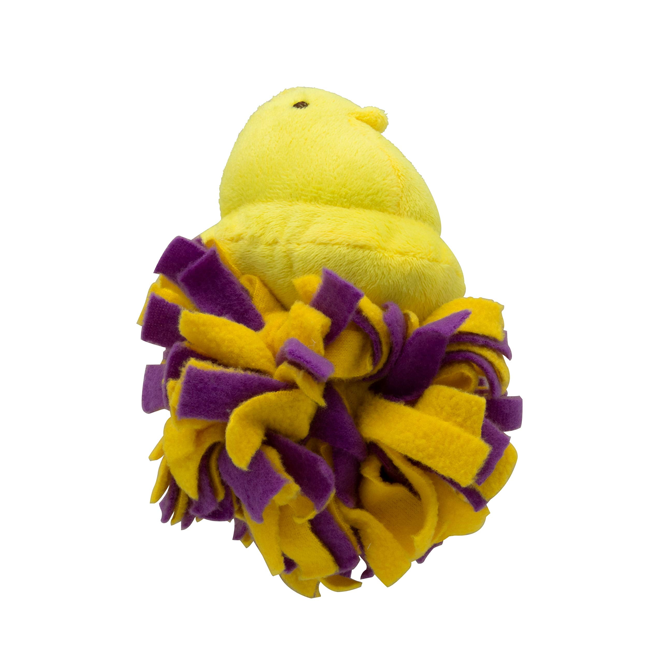 Peeps for Pets Plush Chick Fleece Bottom Toy for Dogs for Pets Squeaker ...