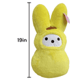 Peeps x Hello Kitty Yellow Bunny Shaped Plush Pompompurin From Hello ...