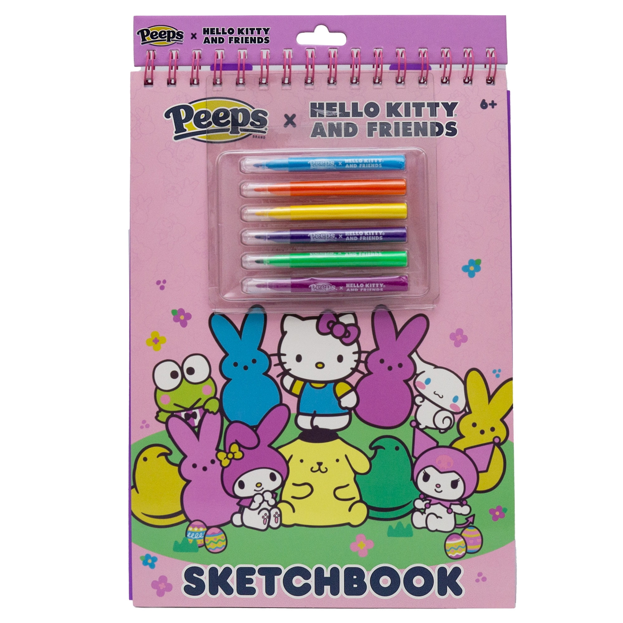 Peeps x Hello Kitty and Friends Sketchbook, 30 pages - Walmart.com