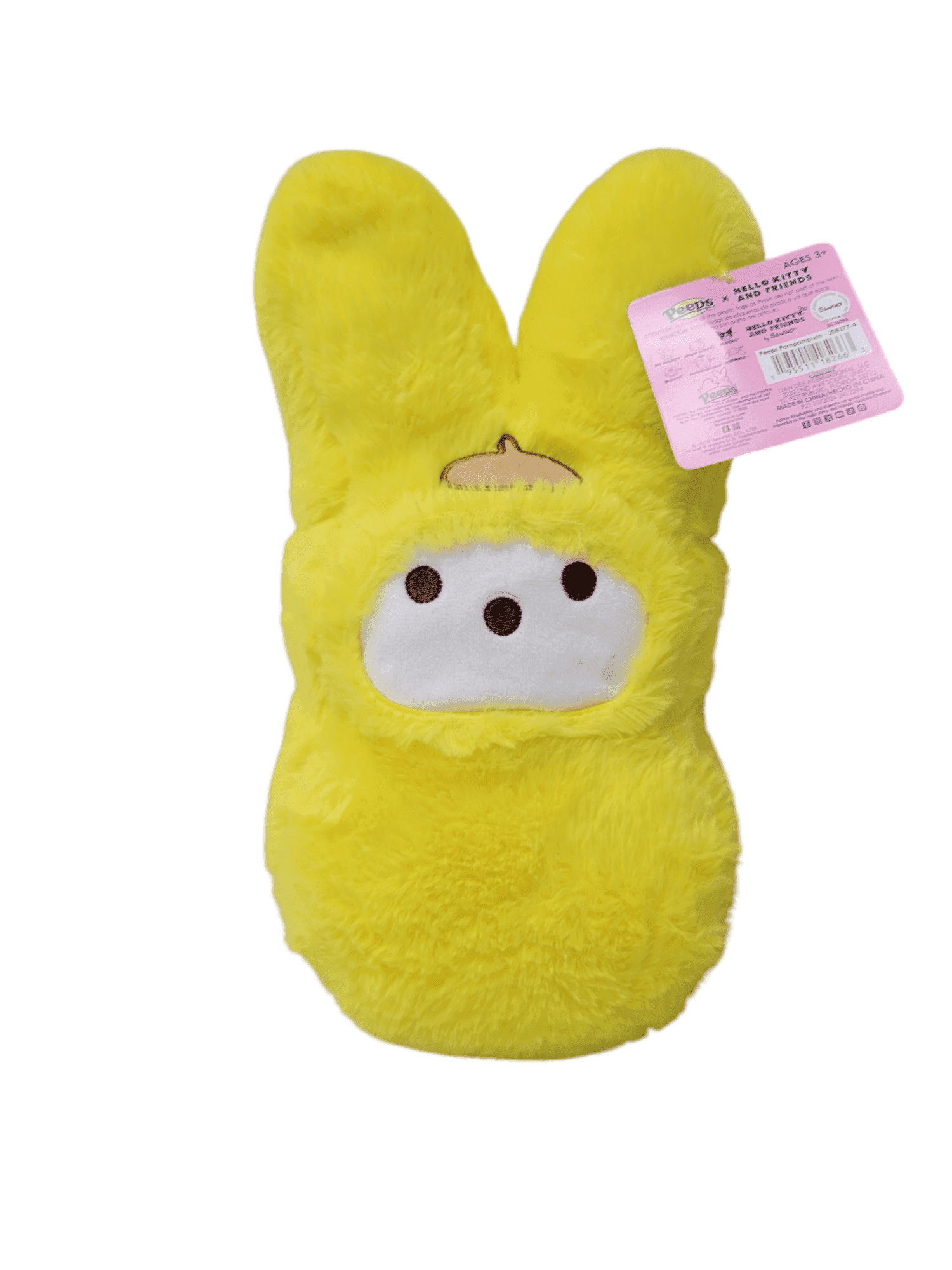 Peeps x Hello Kitty and Friends Yellow Pompompurin Plush Bunny 12 inch ...