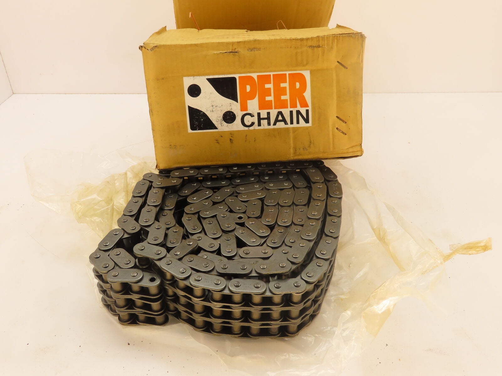 Peer Chain C60-3R Standard Triple-Strand Roller Chain 2 x 10' 20 Feet ...