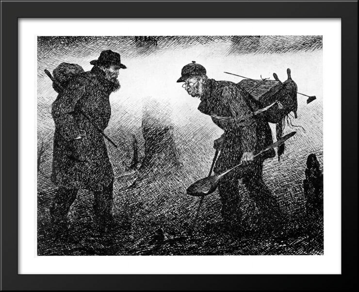Peer Gynt 08 36x28 Large Black Wood Framed Print Art by Theodor Severin ...