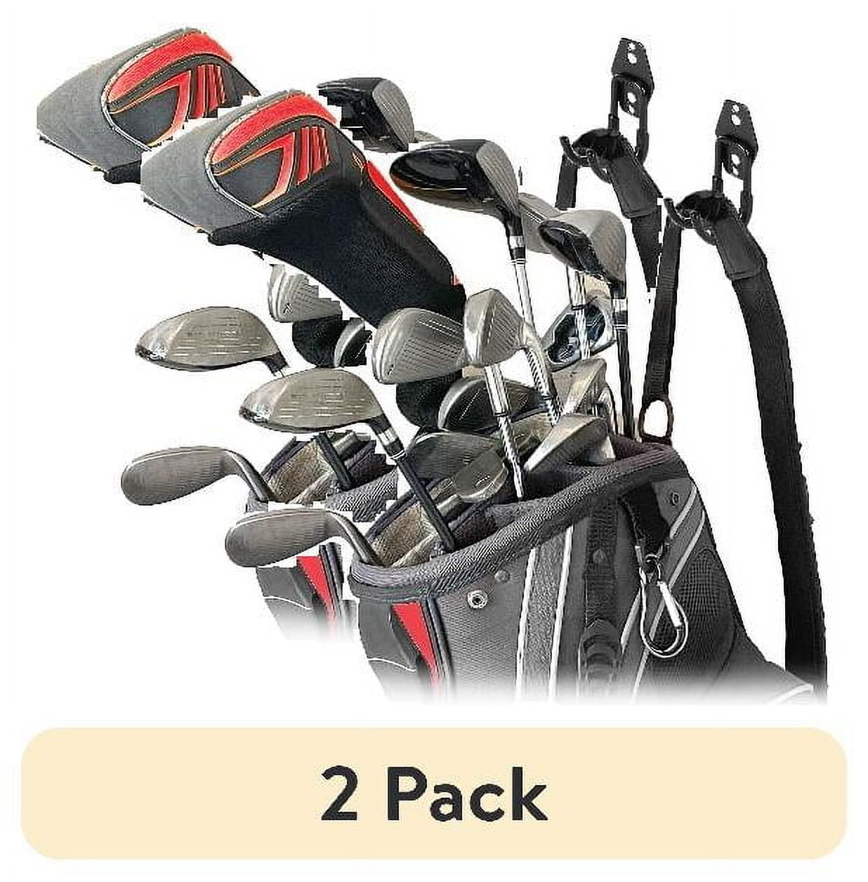 (2 pack) PeerBasics, 5 Pack Hook Set, Black, Metal, PVC Coated, Average ...