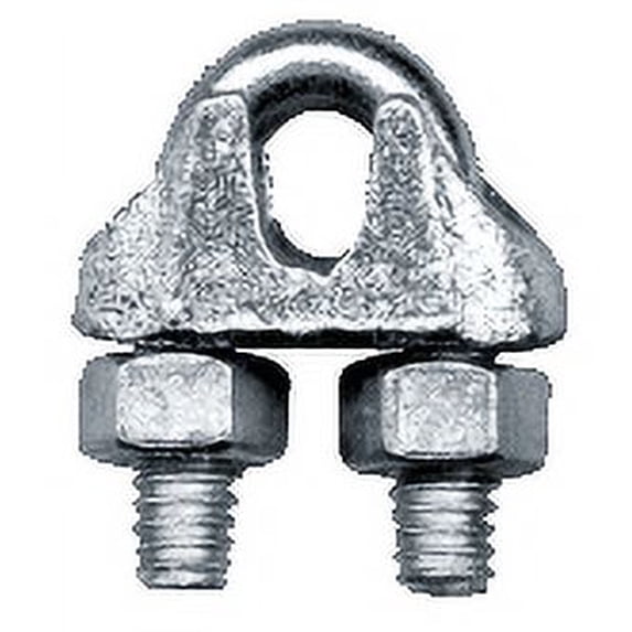 Peerless 4503640 3/8" Cable Clips, 10 Pack, Zinc Plated Malleable Wire ...
