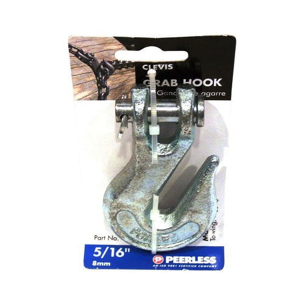 Peerless "5/16"" Clevis Grab Hook - Zinc" - Walmart.com