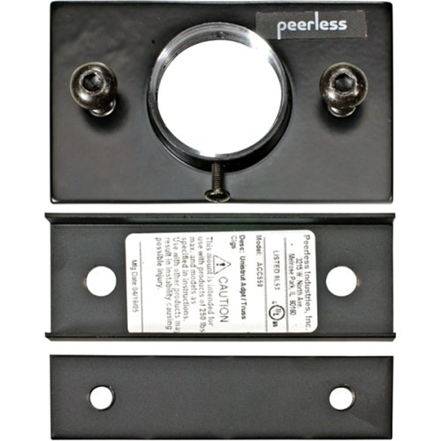 Peerless-AV Peerless-AV ACC550 Unistrut Adapter for Truss Ceilings ...