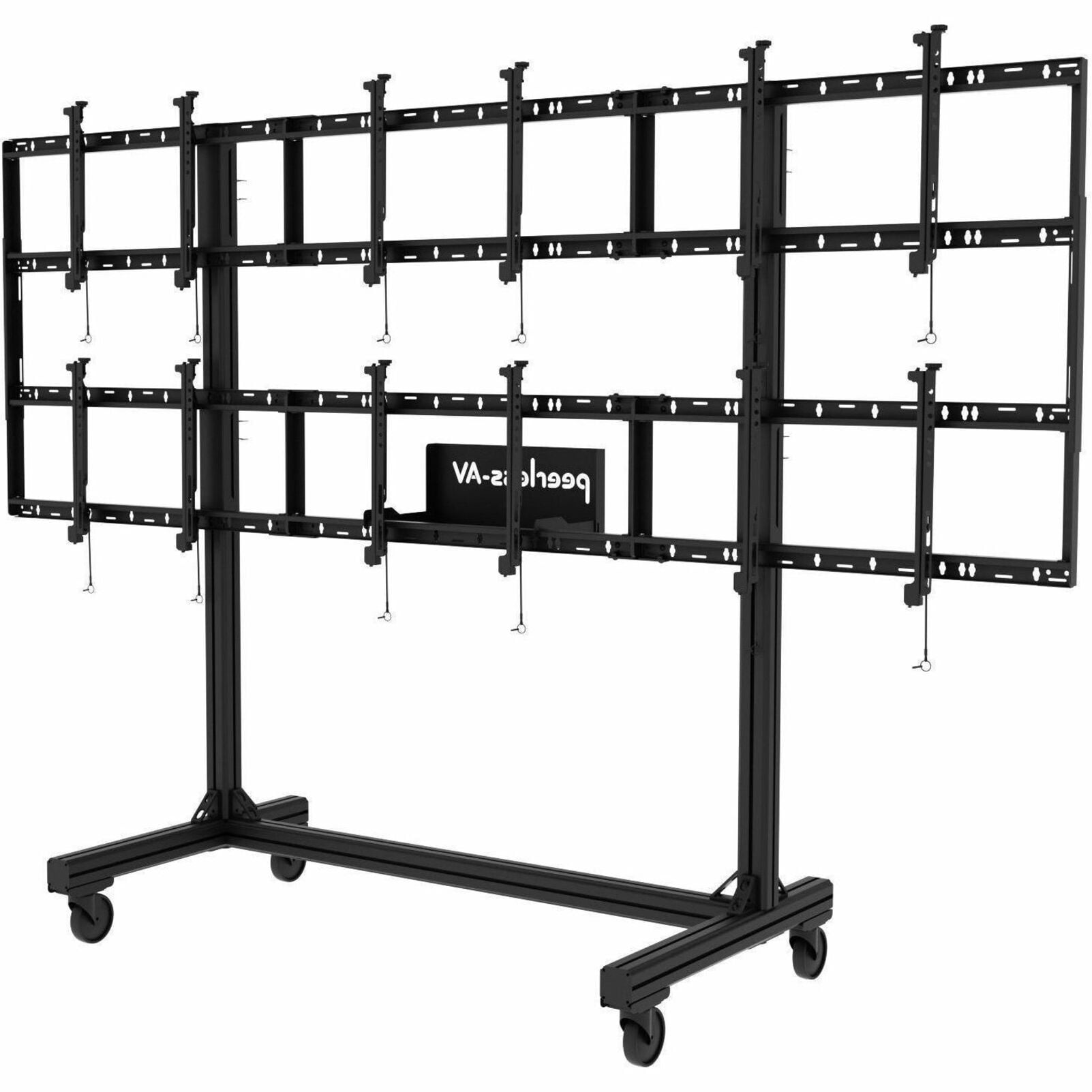 Peerless-AV Portable Video Wall Cart 2x2 and 3x2 Configuration for 46 ...