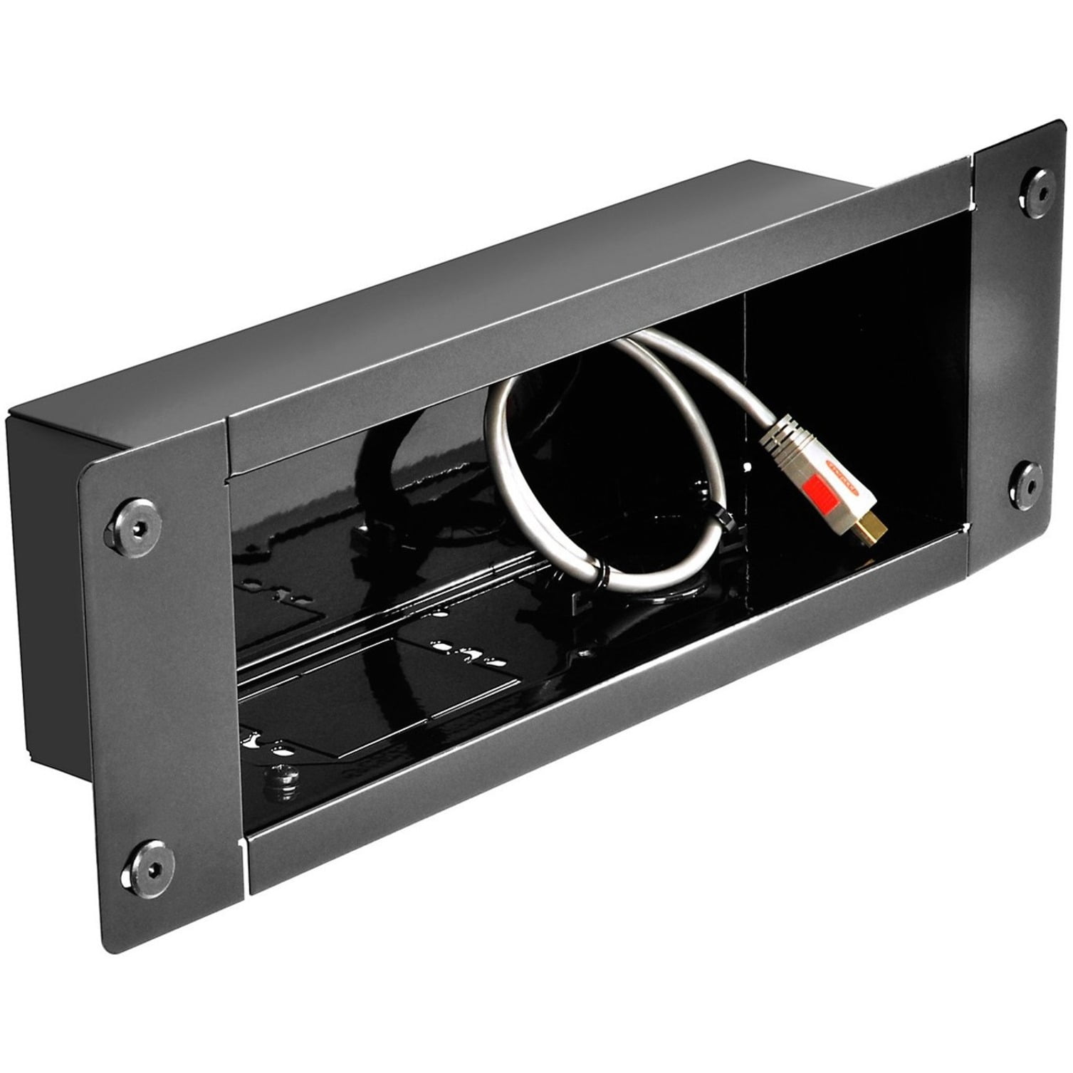 Peerless-AV Recessed Cable Management and Power Storage Accessory Box ...