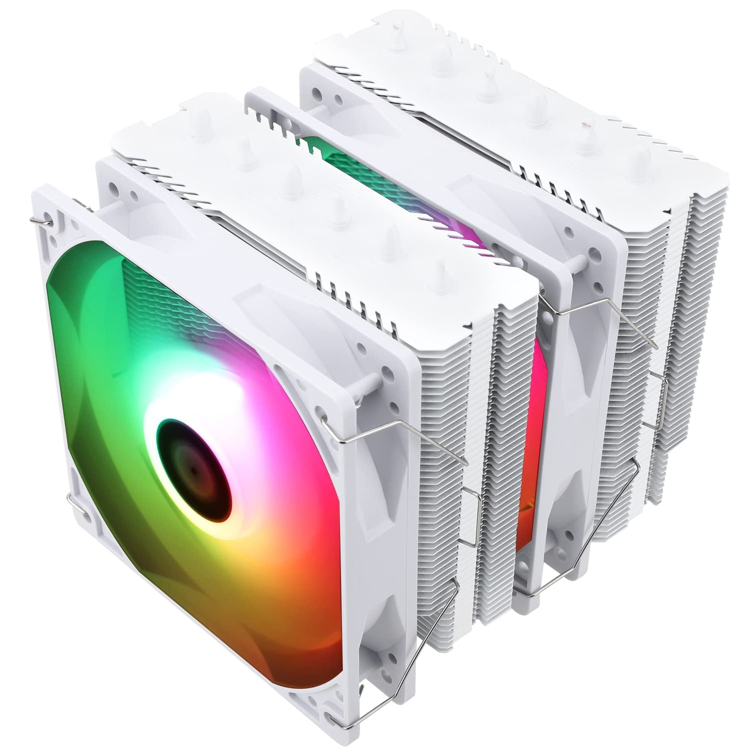 Peerless Assassin 120 SE ARGB White CPU Air Cooler, 6 Heat Pipes CPU ...