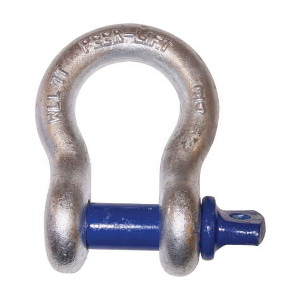 Peerless Chain Forged Alloy Screw Pin Anchor Shackle, 1In, 25000Lbs ...