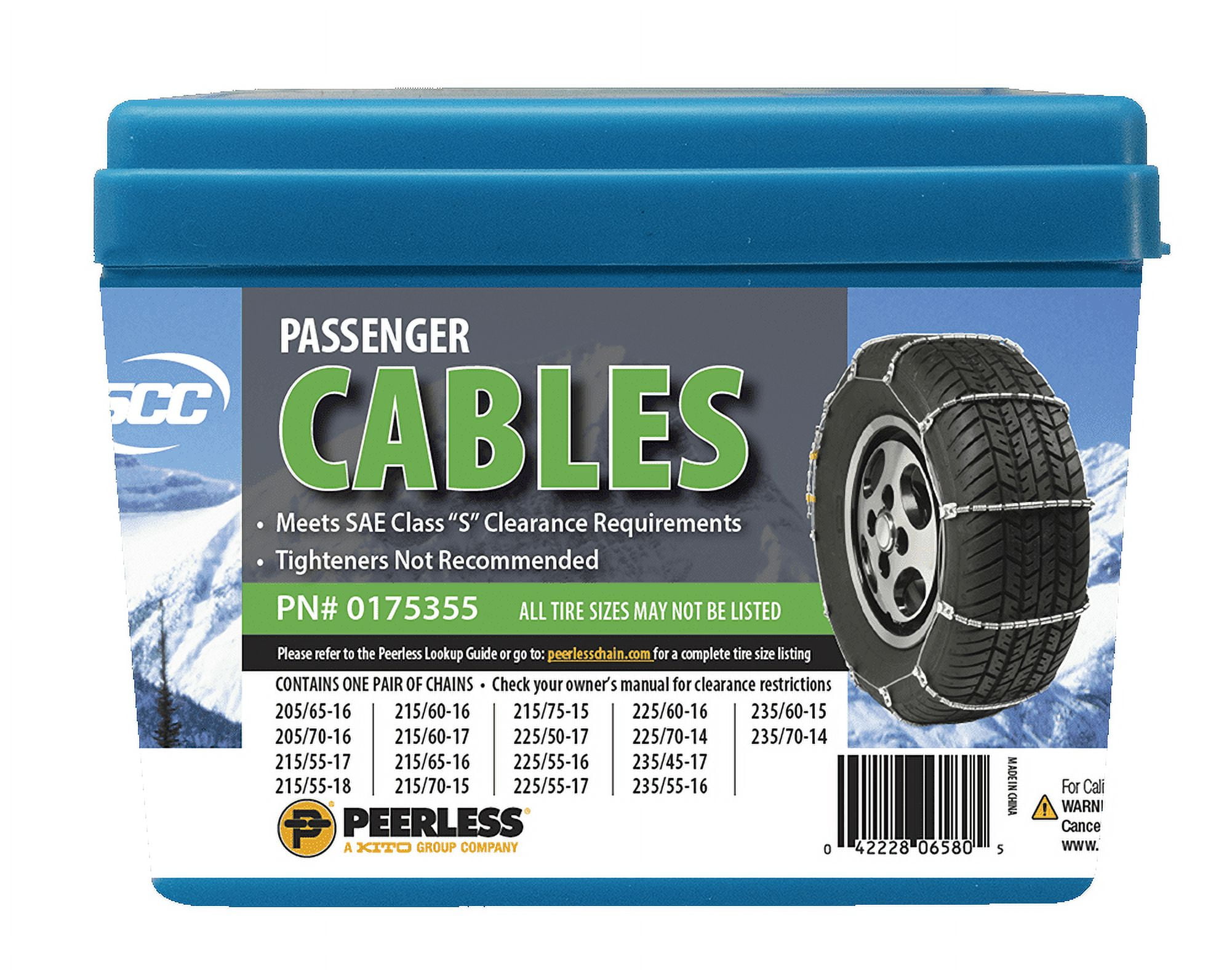 Peerless Chain Passenger Car Tire Cable, #0175355 - Walmart.com