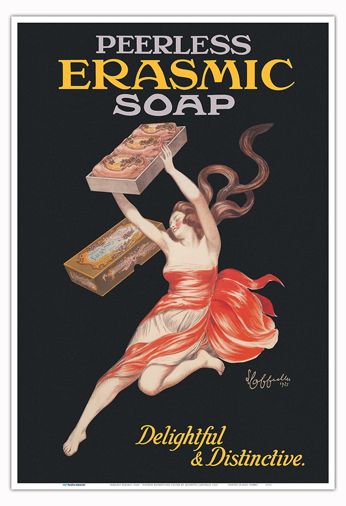 Peerless Erasmic Soap - Delightful & Distinctive - Vintage Advertising ...