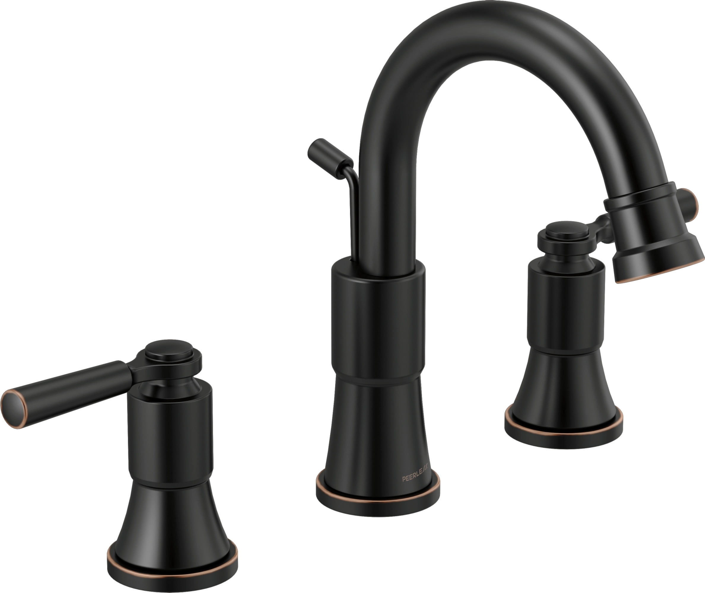 Peerless Faucets Westchester Widespread Bathroom Faucet with Drain ...