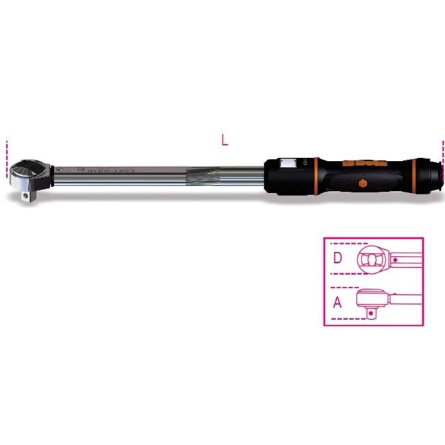 Beta Tools USA 666N LBF.IN-5 Click-Type Torque Wrenches - Walmart.com