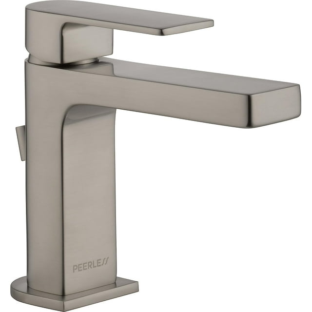 Peerless Single Handle Bathroom Faucet, Brushed Nickel, WaterSense, 1 ...