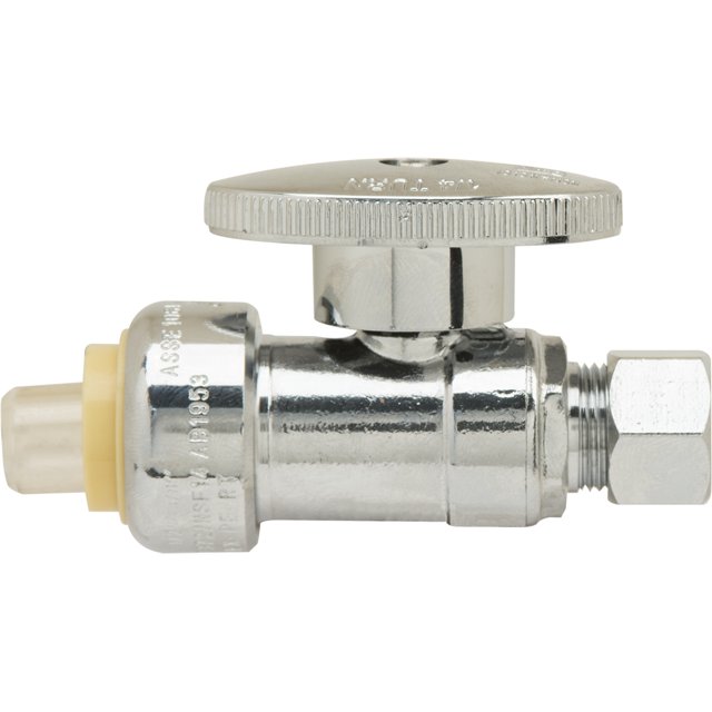 Peerless PRL502X D, Chrome Plated Brass 1/2 in Straight Valve - Walmart.com