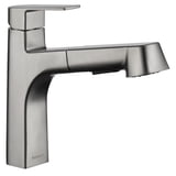 Peerless Xander Single Handle Pull-Out Sprayer Kitchen Faucet in ...