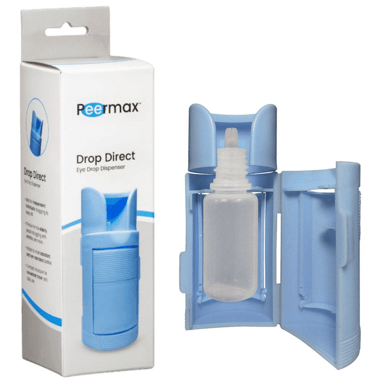 Peermax Drop Direct Eye Drop Dispenser Eye drop guide aid for seniors ...