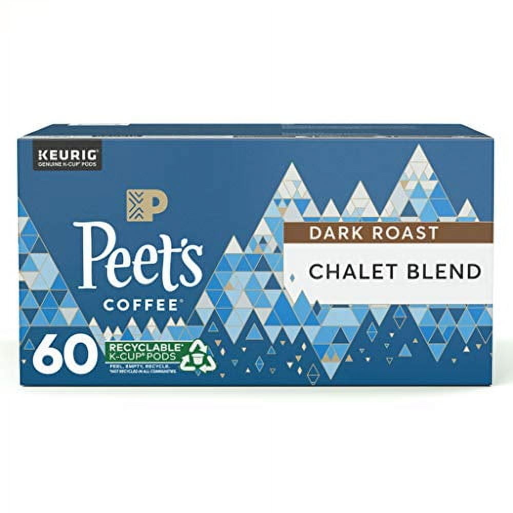Peet's Coffee Chalet Blend, Dark Roast Coffee Pods, Nut and Chocolate ...