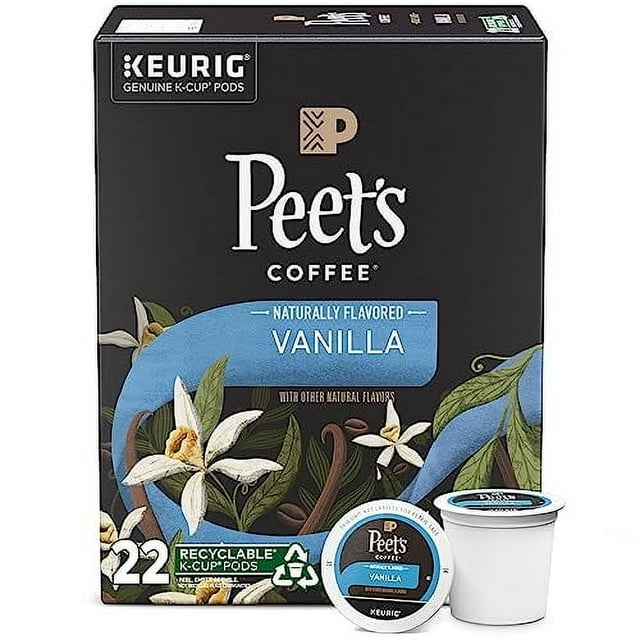 Peet's Coffee, Flavored Coffee K-Cup Pods for Keurig Brewers - Vanilla ...