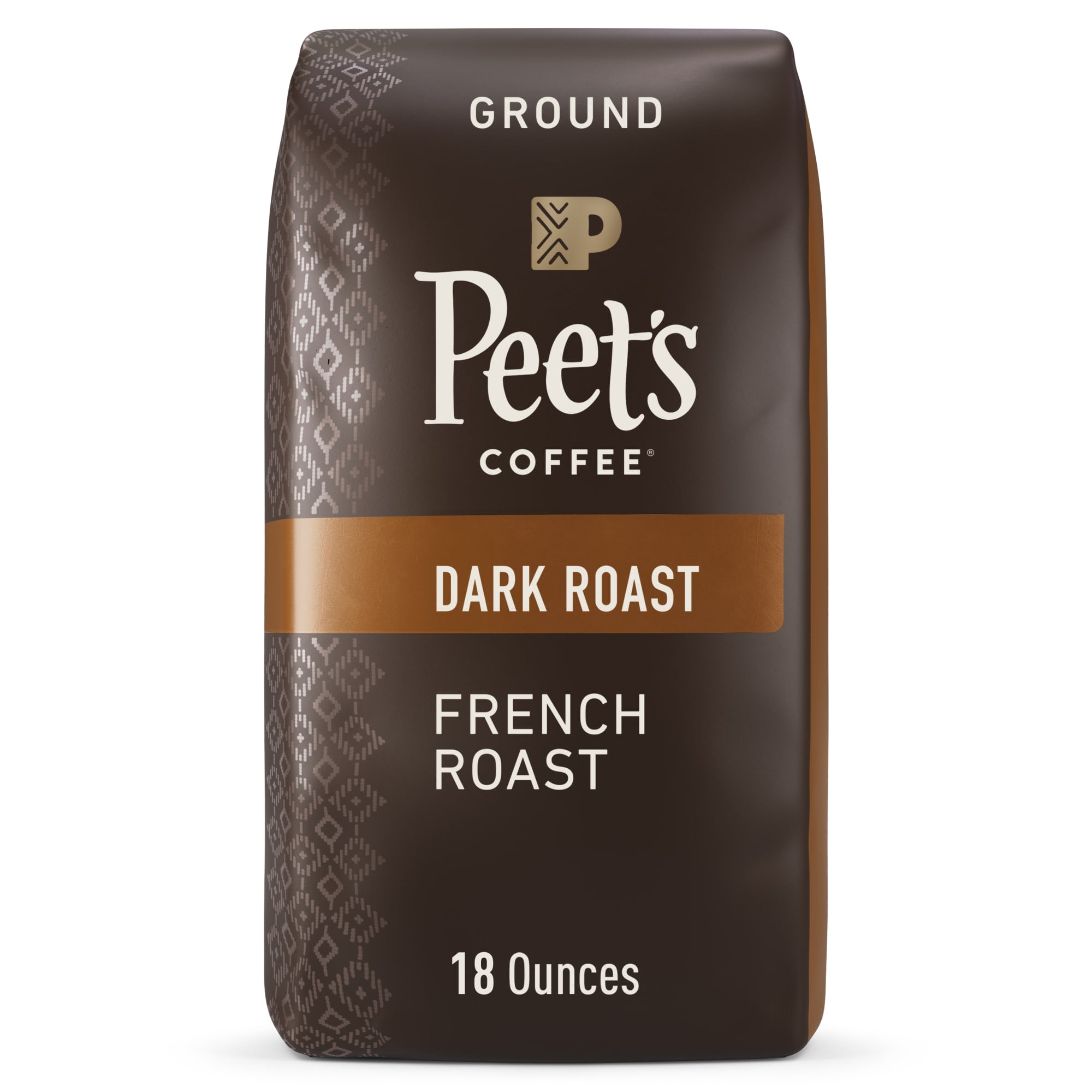 Peet's, Ground Coffee, 18 oz Bag, French Roast Dark Roast - Walmart.com