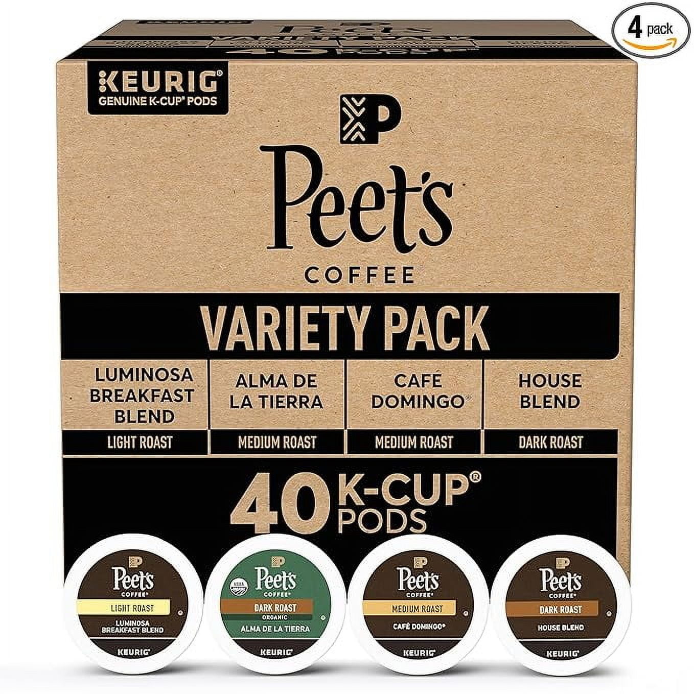 Peet's Coffee, Keurig K-Cup Pods Variety Pack - Luminosa Breakfast ...