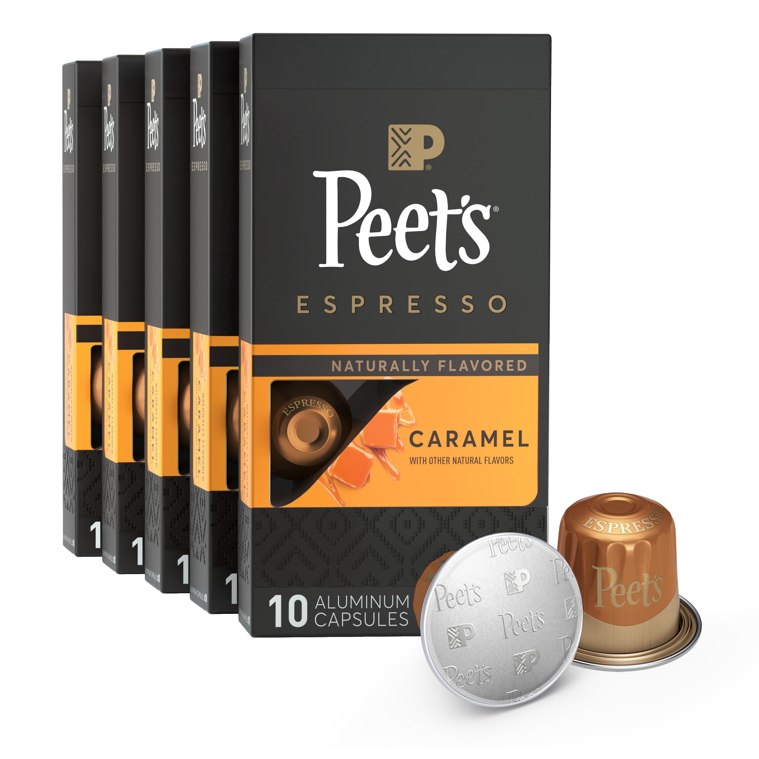Peet's Coffee, Medium Roast Espresso Capsules, Compatible with ...