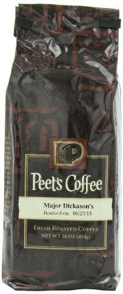 Peet's Coffee & Tea Major Dickason's Blend Grind Coffee, 16-Ounce Bags ...