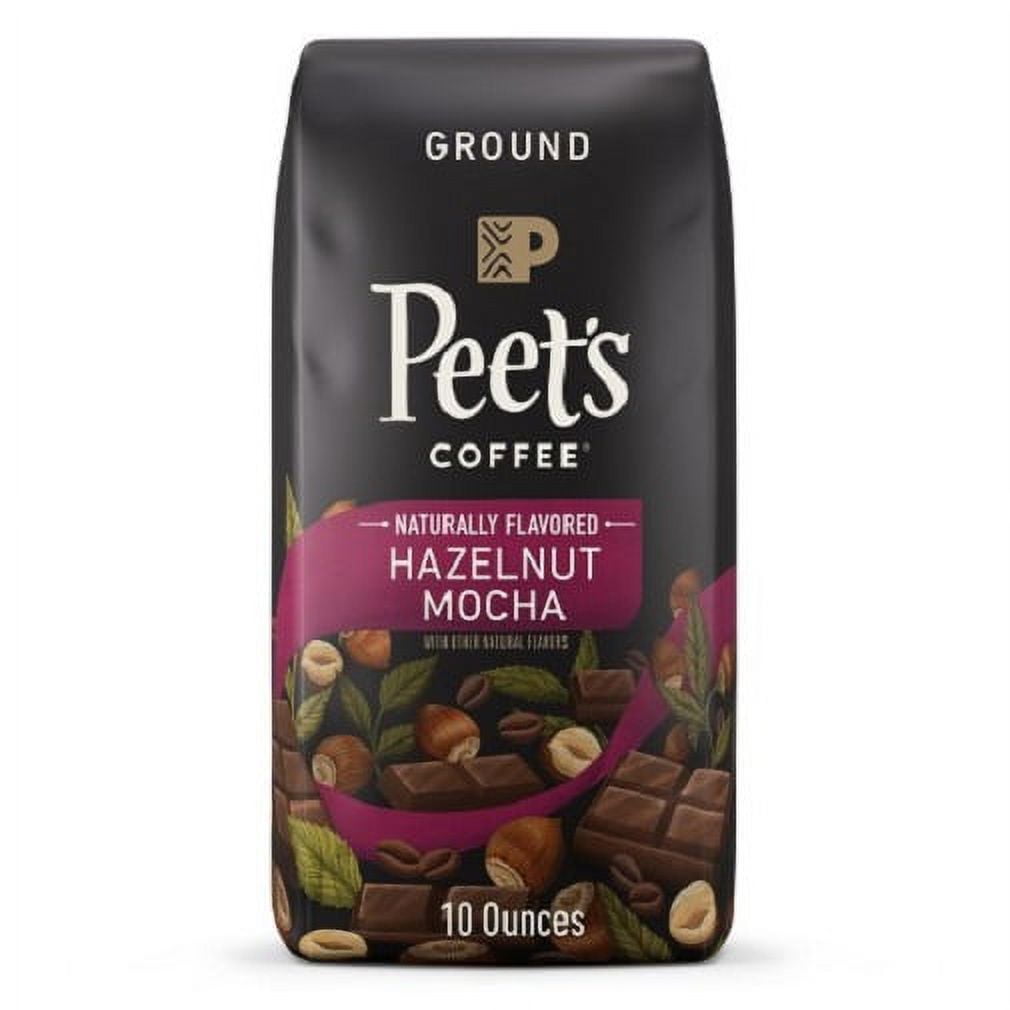 Peet's Hazelnut Mocha Light Roast Ground Coffee - Walmart.com