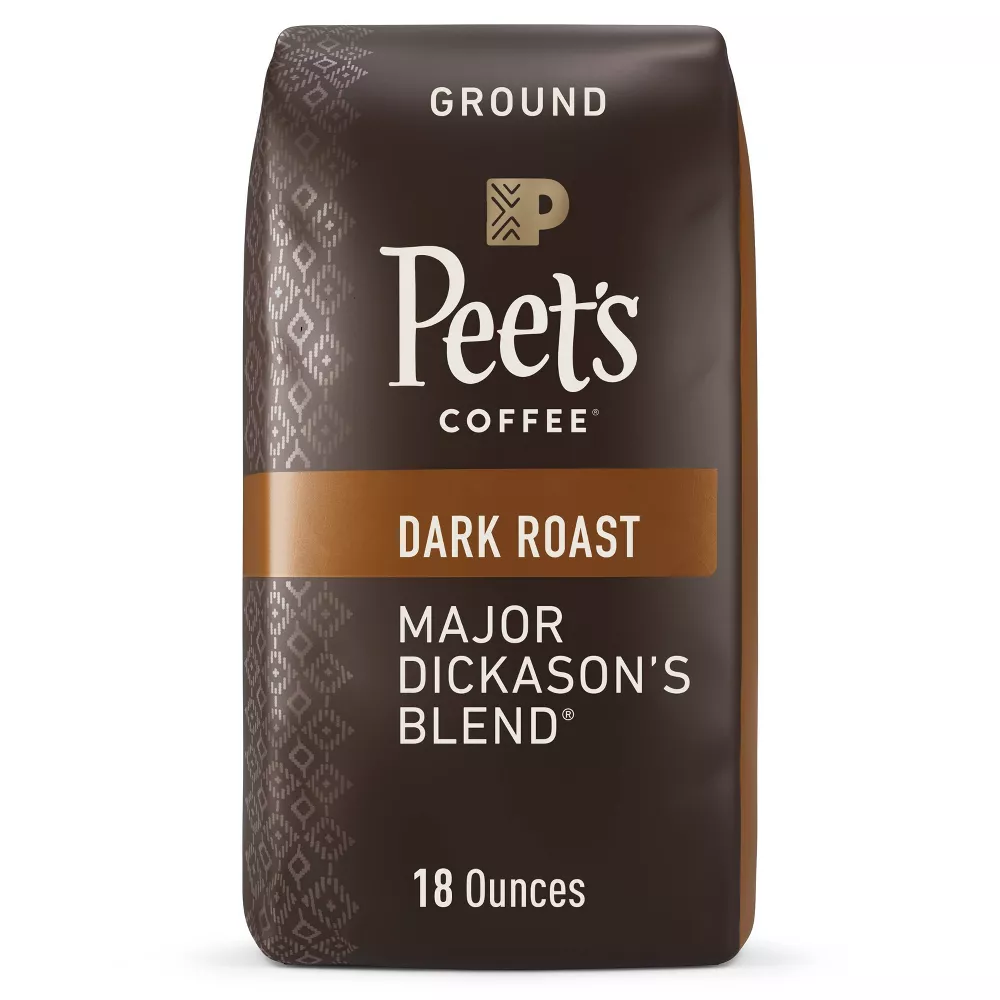 Peet's Major Dickason Dark Roast Ground Coffee - Walmart.com