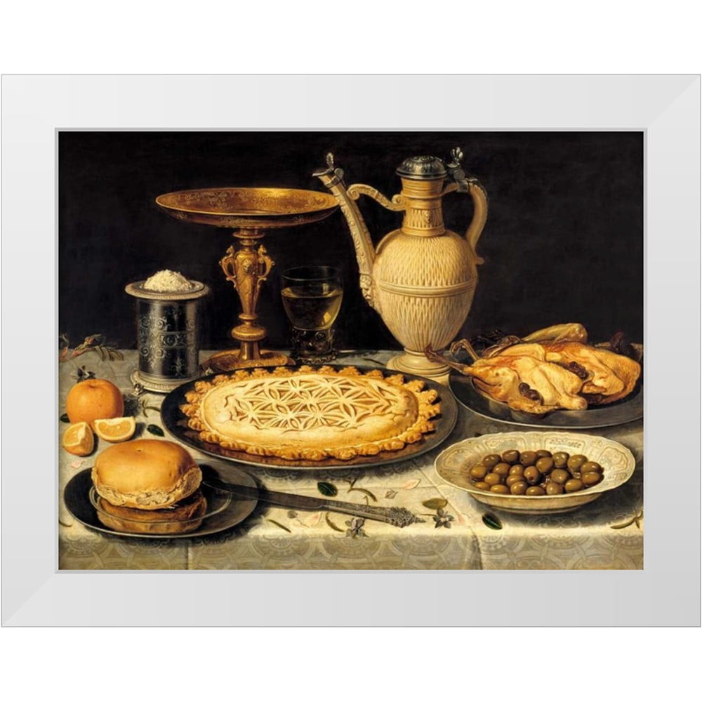 Peeters, Clara 24x19 White Modern Wood Framed Museum Art Print Titled ...