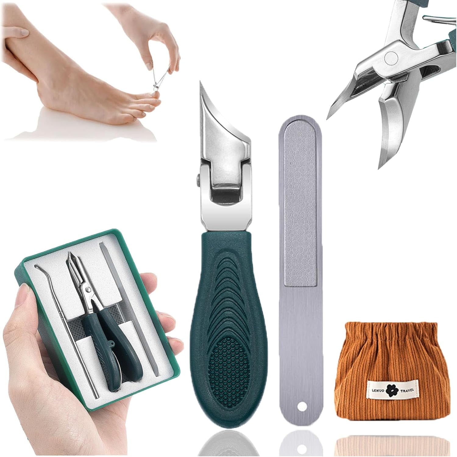 Pefctiordent Nail Clippers, Eagle Beak Nail Clippers, Three Sets of ...