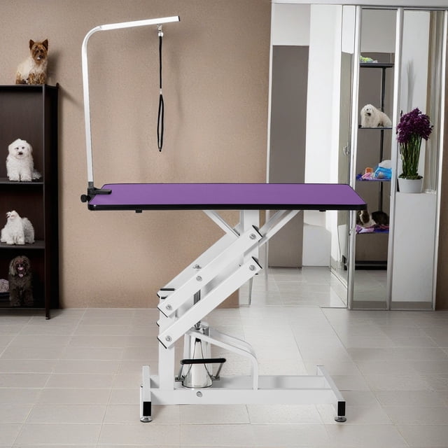 Pefilos 42" Pet Grooming Table for Dogs, Adjustable Heavy Type ...