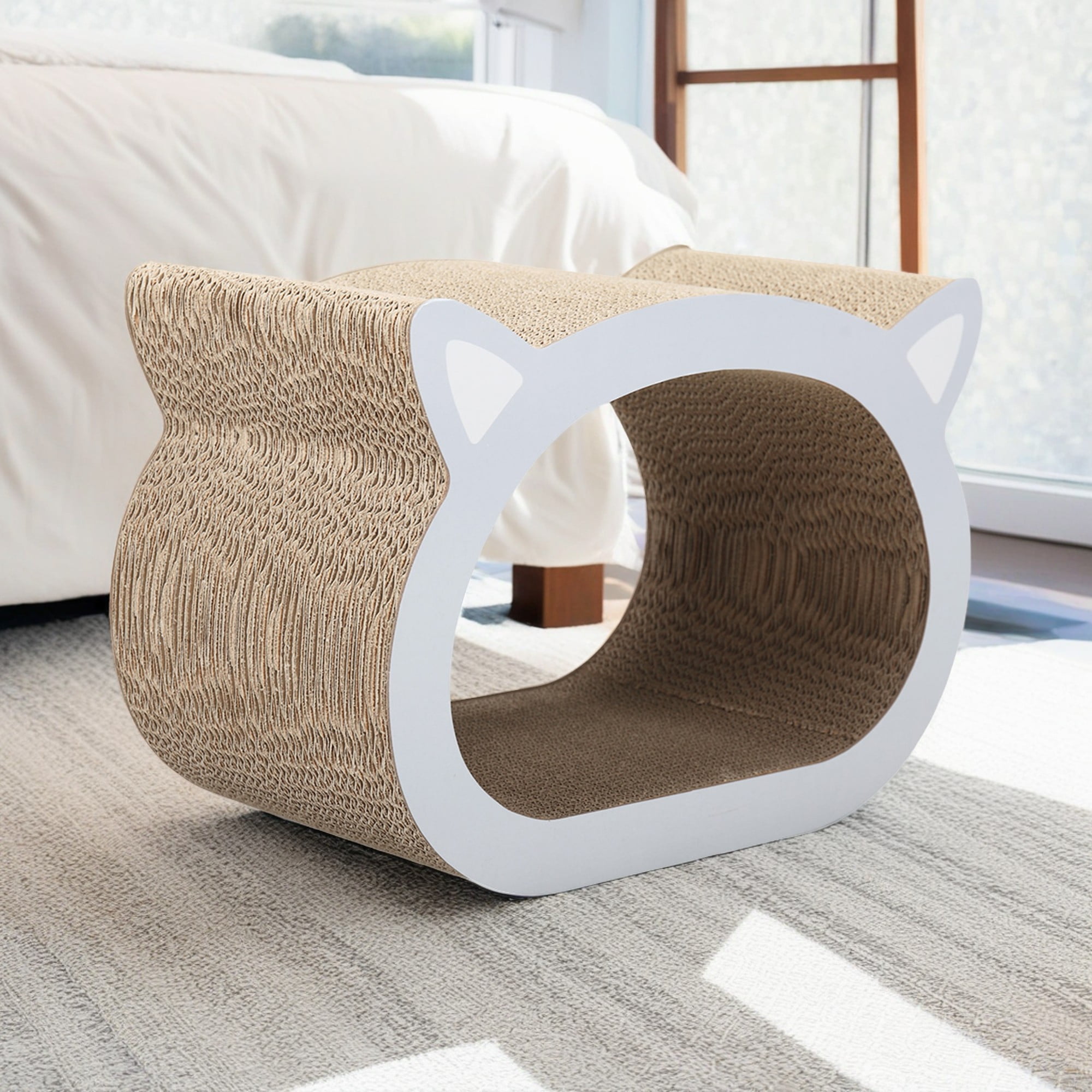 Pefilos Cat Scratch Pads for Indoor Cats, 3-in-1 Cat Scratch Pad for ...