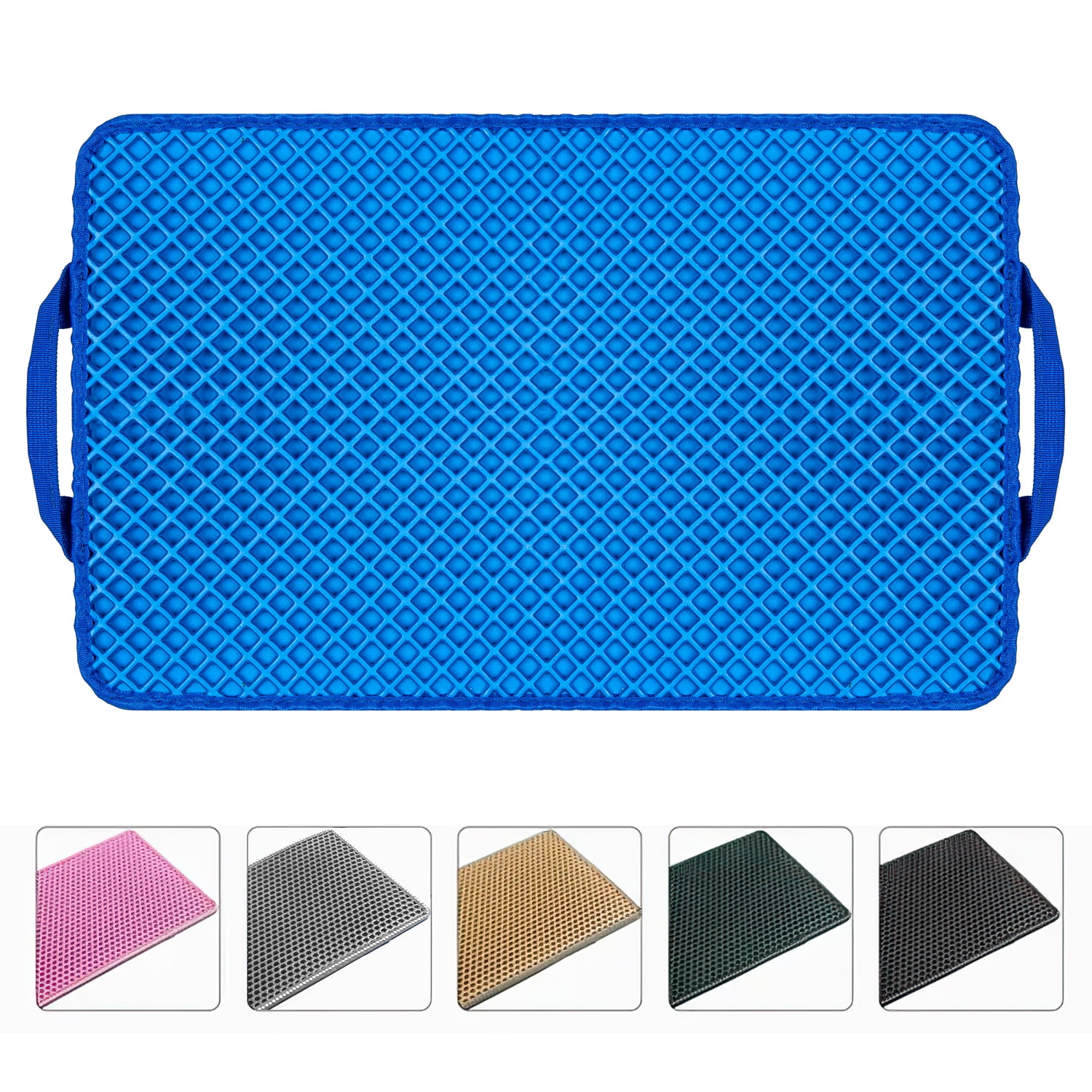 Pefilos Large Double Layer Anti Tracking Waterproof Cat Litter Trapping ...
