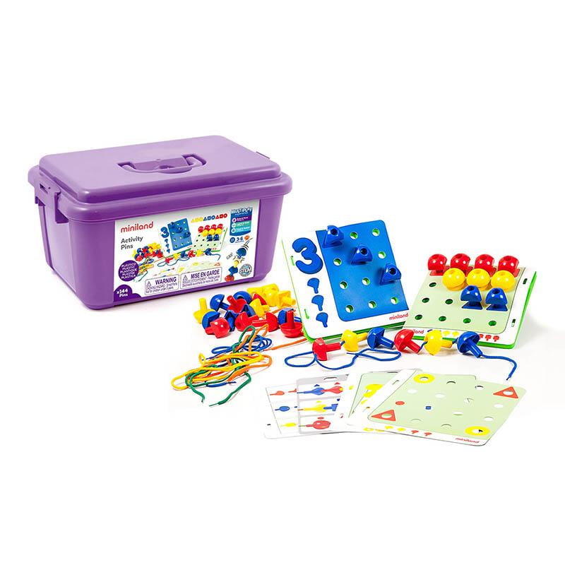 Peg Activity Stacking Set (144 Pieces) - Walmart Business Supplies