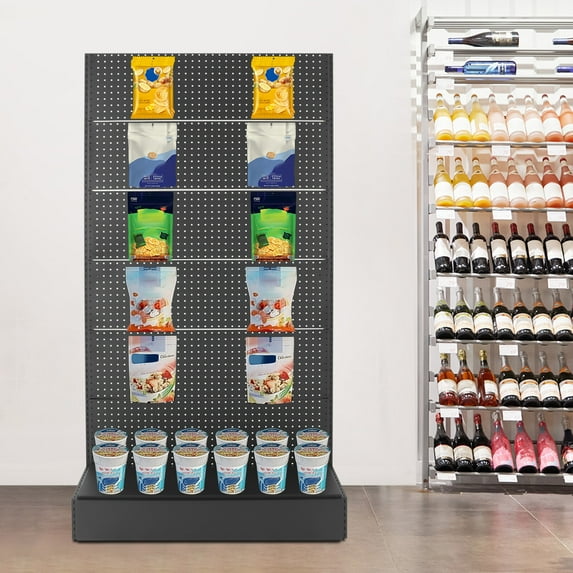 Peg Board Display Stand Retail Display Stand W/10 Hooks Craft Fair ...