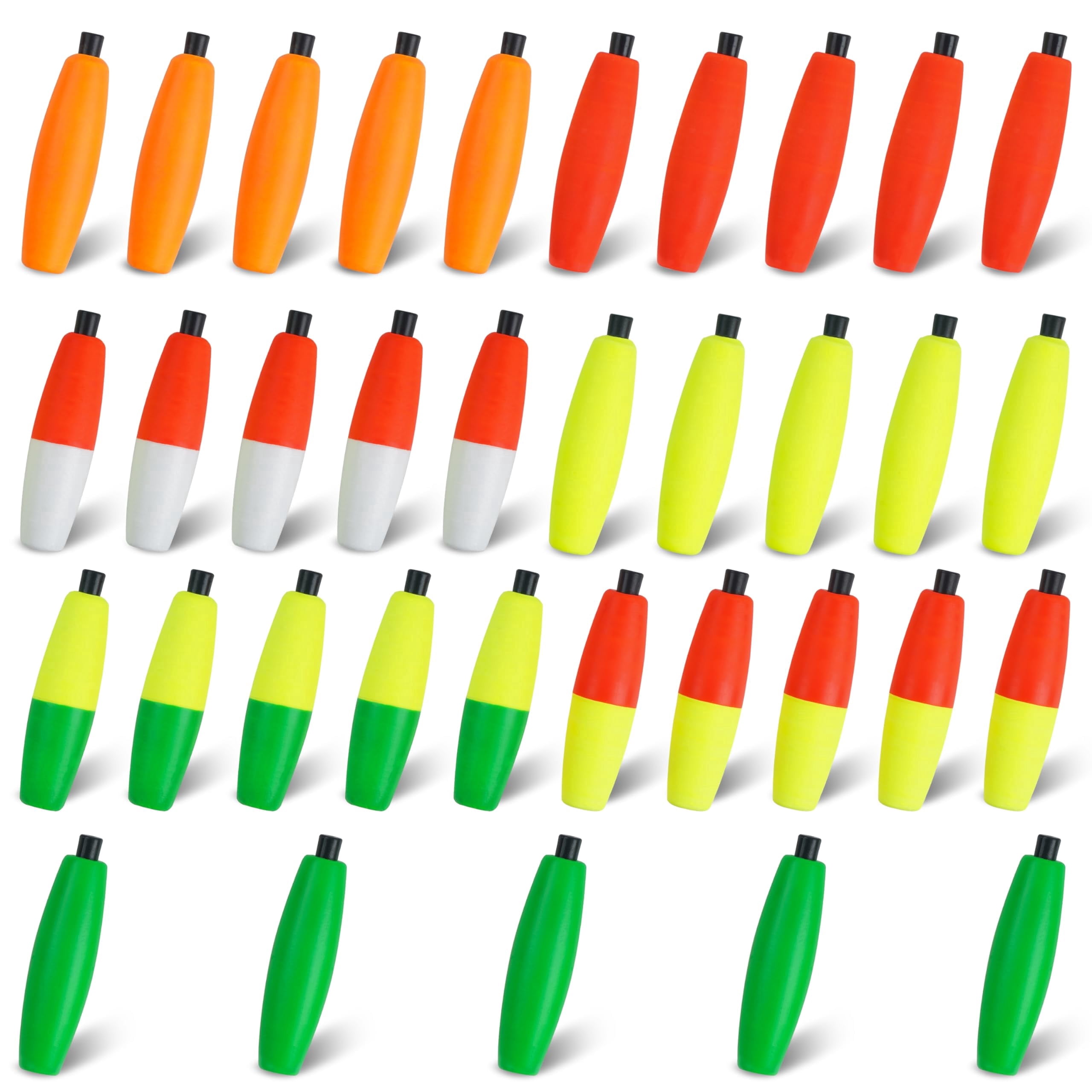 Peg Floats Fishing Bobbers, Foam Cigar Fishing Floats Bobbers Catfish ...