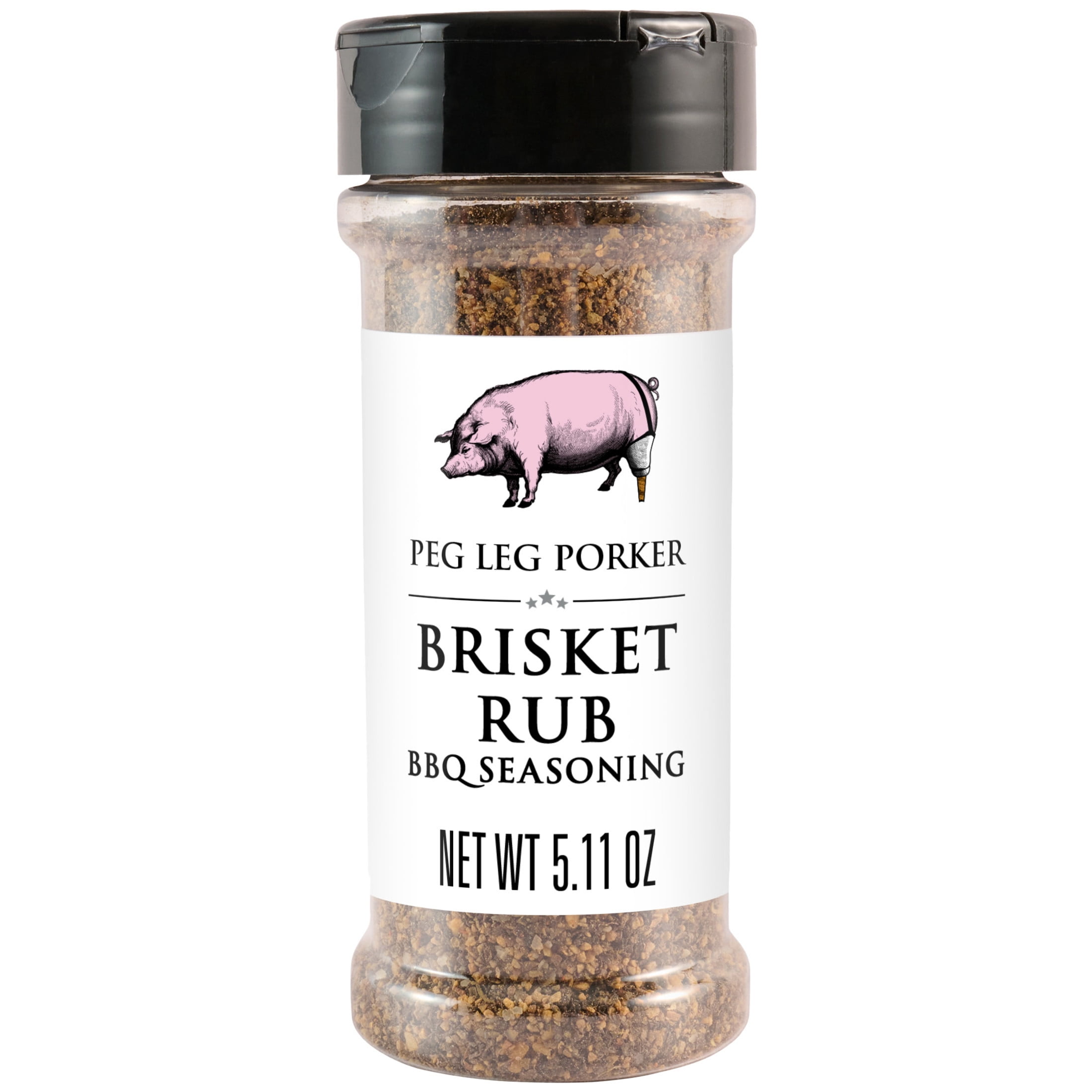 Peg Leg Porker Brisket BBQ Seasoning, 5.11 oz Bottle - Walmart.com