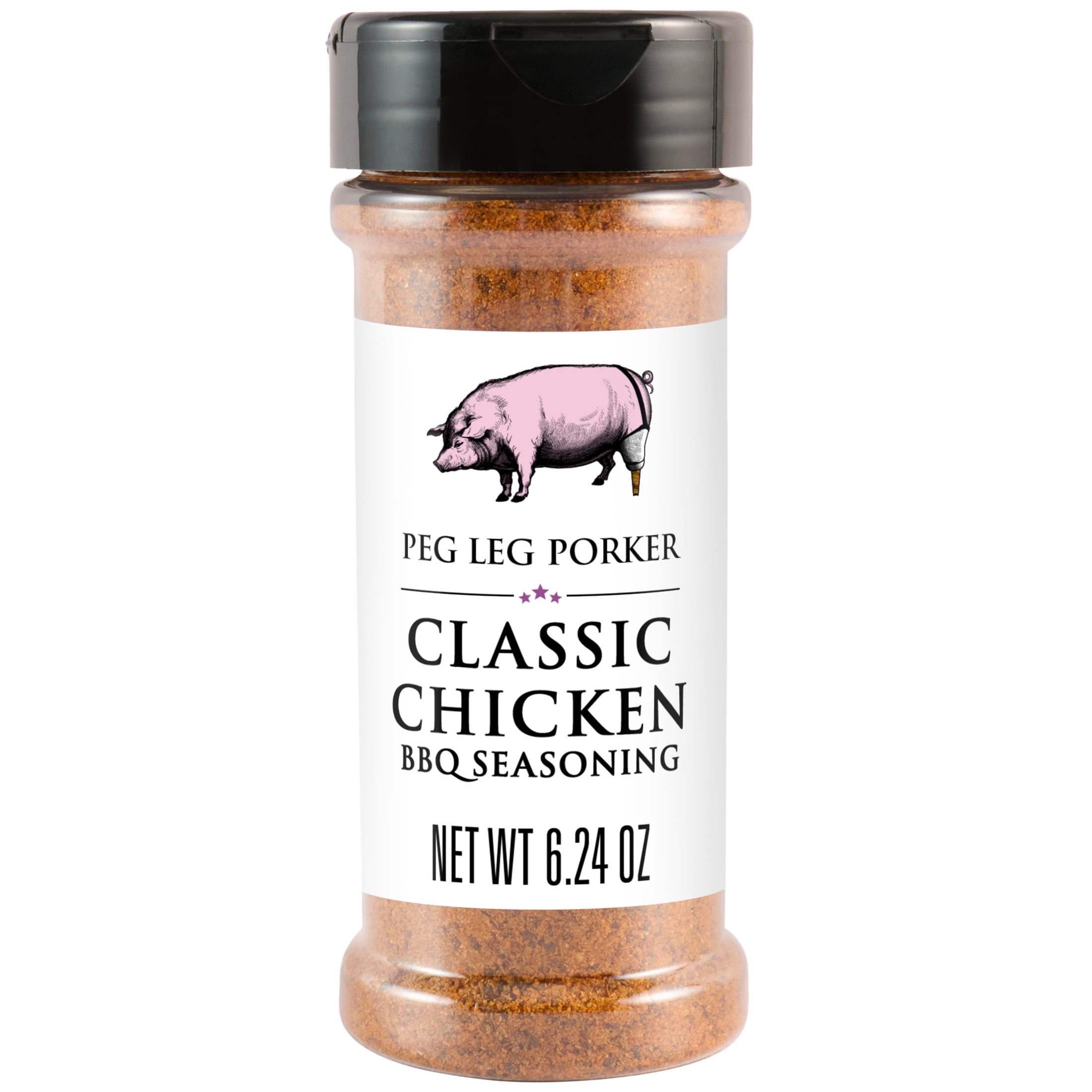Peg Leg Porker Classic Chicken BBQ Seasoning, 6.24 oz Bottle - Walmart.com